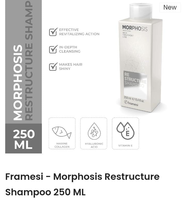 Framesi - Morphosis Restructure Shampoo 250 ML – brandcity.pk